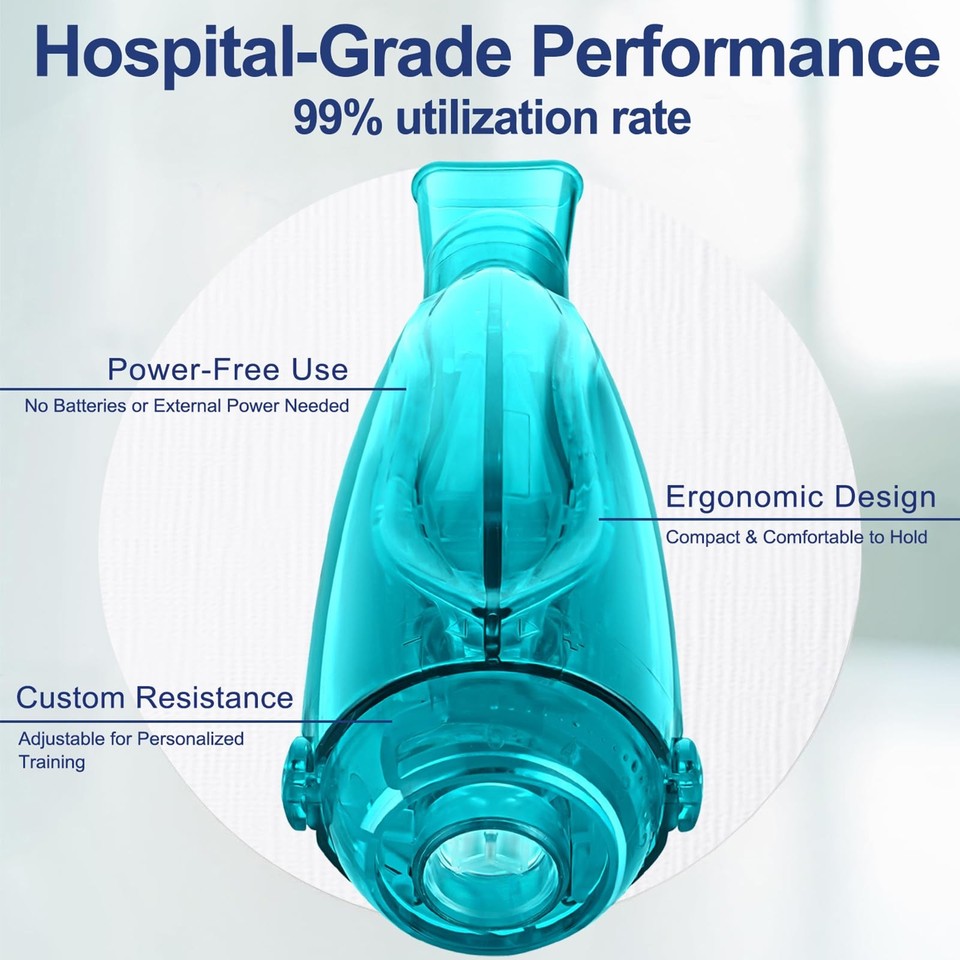 Breathing Device Flutter Valve Breathing Exercise Device for Lungs ...