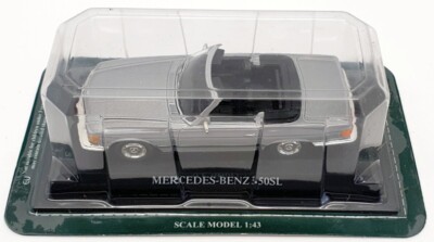 Altaya 1/43 Scale Model Car IR19 - Mercedes Benz 350SL - Silver | eBay