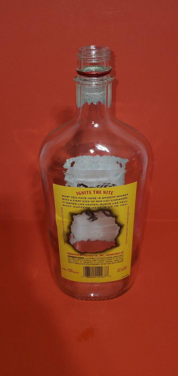 Fireball Whiskey Back Of Bottle
