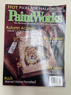 PaintWorks Magazine November 2005 Issue Fall Autumn Painting Ideas ...