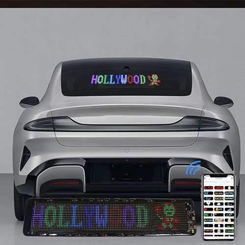Car Rear Window Car LED Flexible Display Screen Led Display Sign for ...