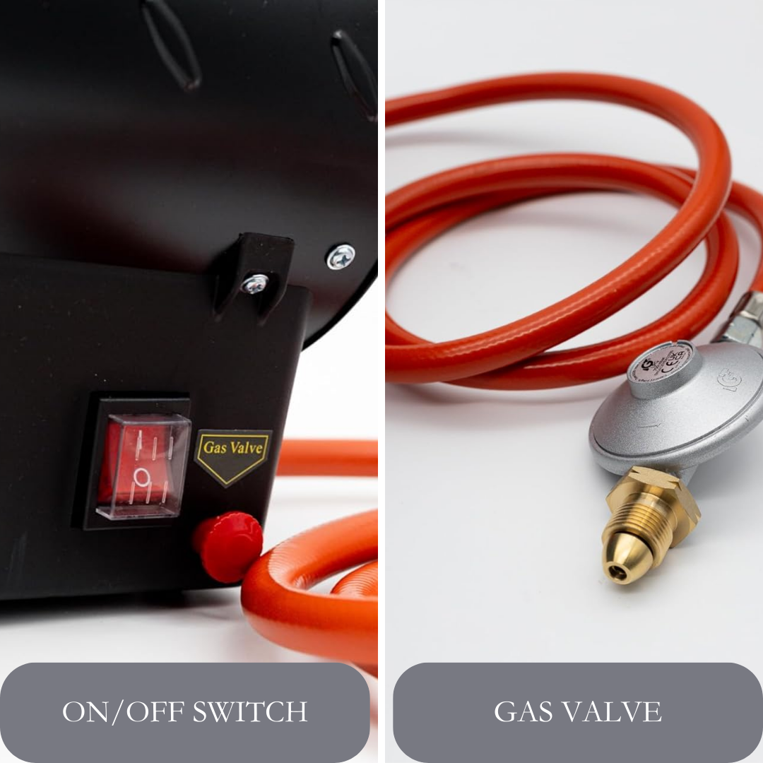 Electric LPG Gas Heater Industrial Space Propane Warehouse Garage Home ...