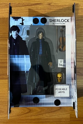 SHERLOCK HOLMES Benedict Cumberbatch 5 inch action figure BBC Sherlock ...