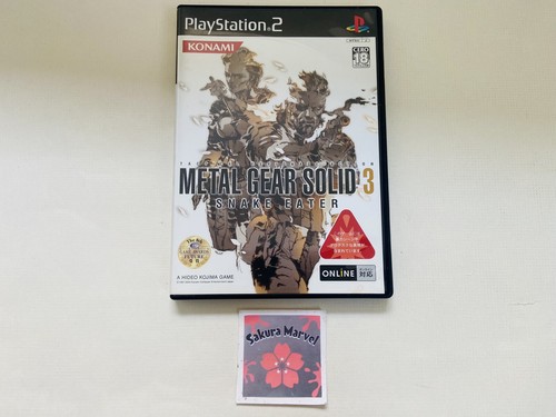 Sony Playstation 2 PS2 Metal Gear Solid 3 Snake Eater Japanese Game ...