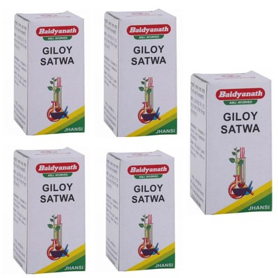 Baidyanath Giloy Satwa (5 x 10 g) Ayurvedic Guduchi Satva | 5 paquets ...