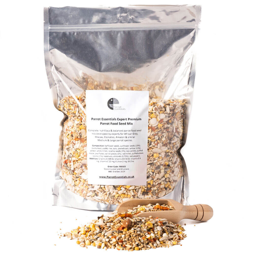 Expert Premium Professional Nutritious Parrot Food Seed Mix for Pet ...