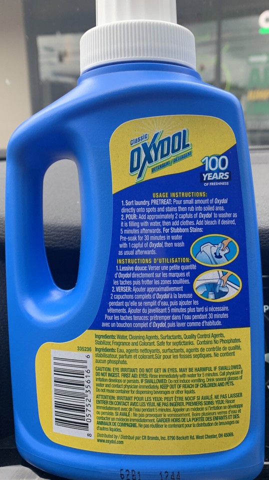 Oxydol Classic Detergent, 32oz, Clean Linen Scent - 2 Bottles | eBay