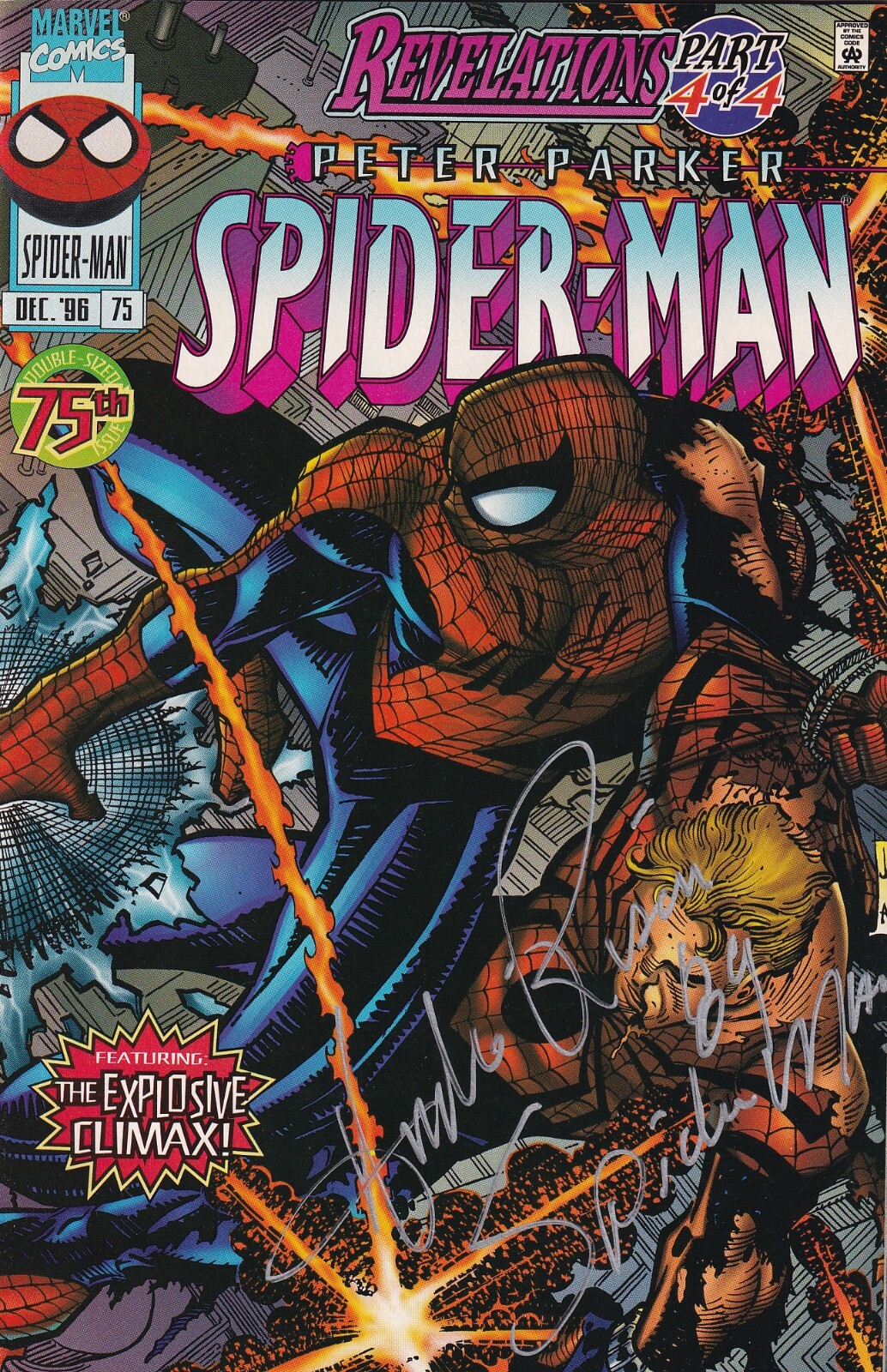 Andre "Bad Moon" Rison KC Chiefs RARE Spiderman COMIC BOOK 1996 SIGNED ...