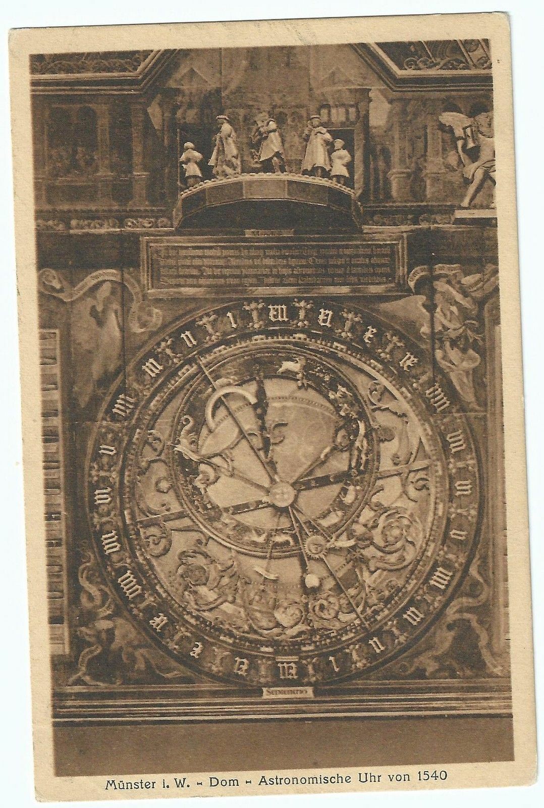 Germany Old Postcard Munster Astronomic Clock 1540 | eBay