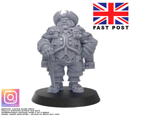 C41 TOWNSFOLK MAYOR NPC Fantasy: D&D, Frostgrave, 3D Resin Miniature ...