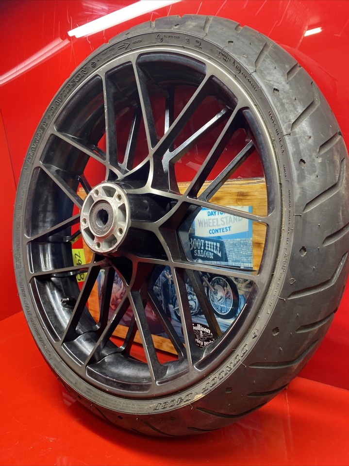 harley cvo touring Fugitive streetglide 19” front wheel rim mag 3.5 ...