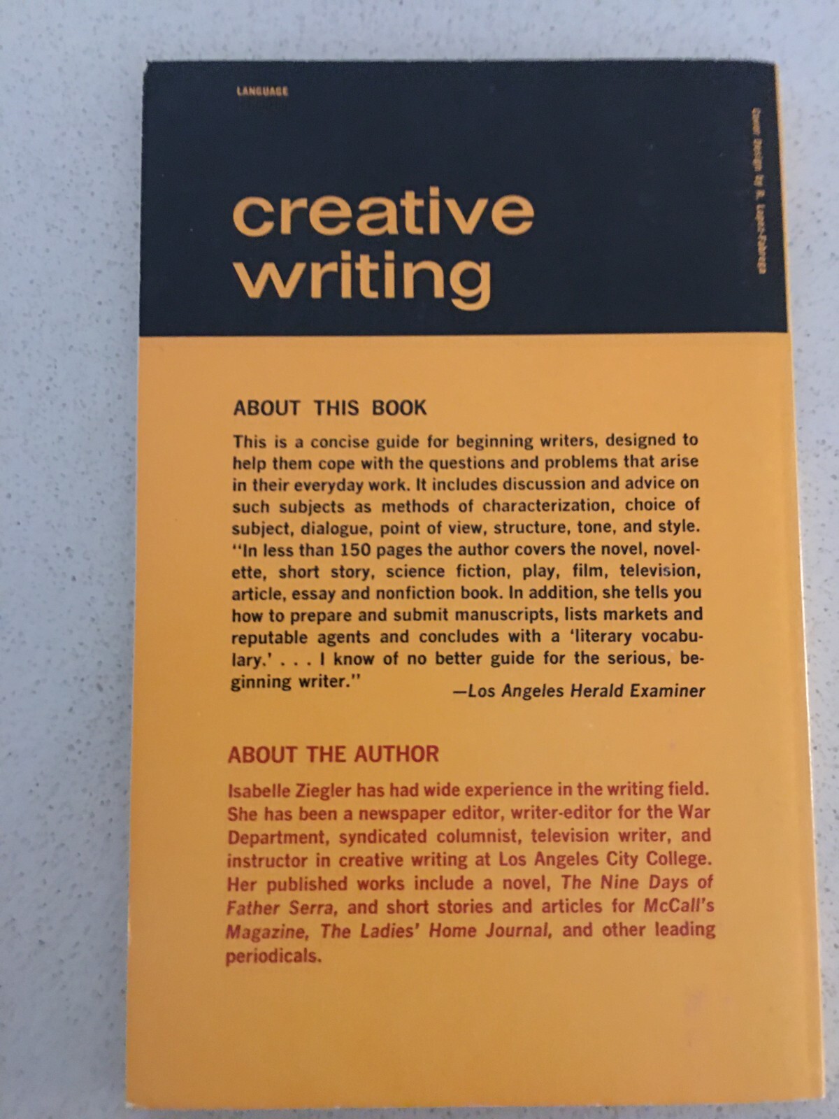 Creative Writing by Isabelle Ziegler | eBay