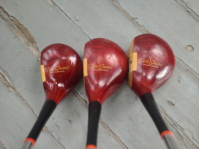 Wilson Sam Snead Championship Model 123 Wood Set Greenbrier Hotel Pro ...
