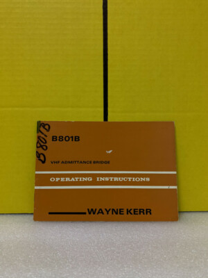 Manuals & Books - Wayne Kerr