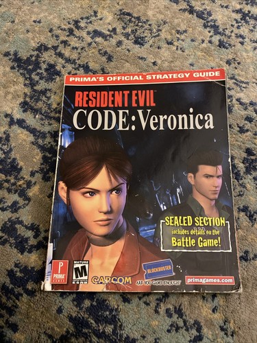 RESIDENT EVIL - CODE: Veronica Prima Official Video Game Strategy Guide COMPLETE 9780744003093 ...