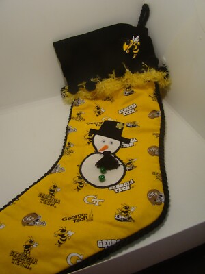 Georgia Tech Yellow Jackets Christmas Stocking 21" Long | eBay