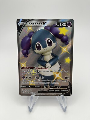 Indeedee V (Shiny Full Art) - SV114/SV122 Shining Fates - Pokémon TCG ...