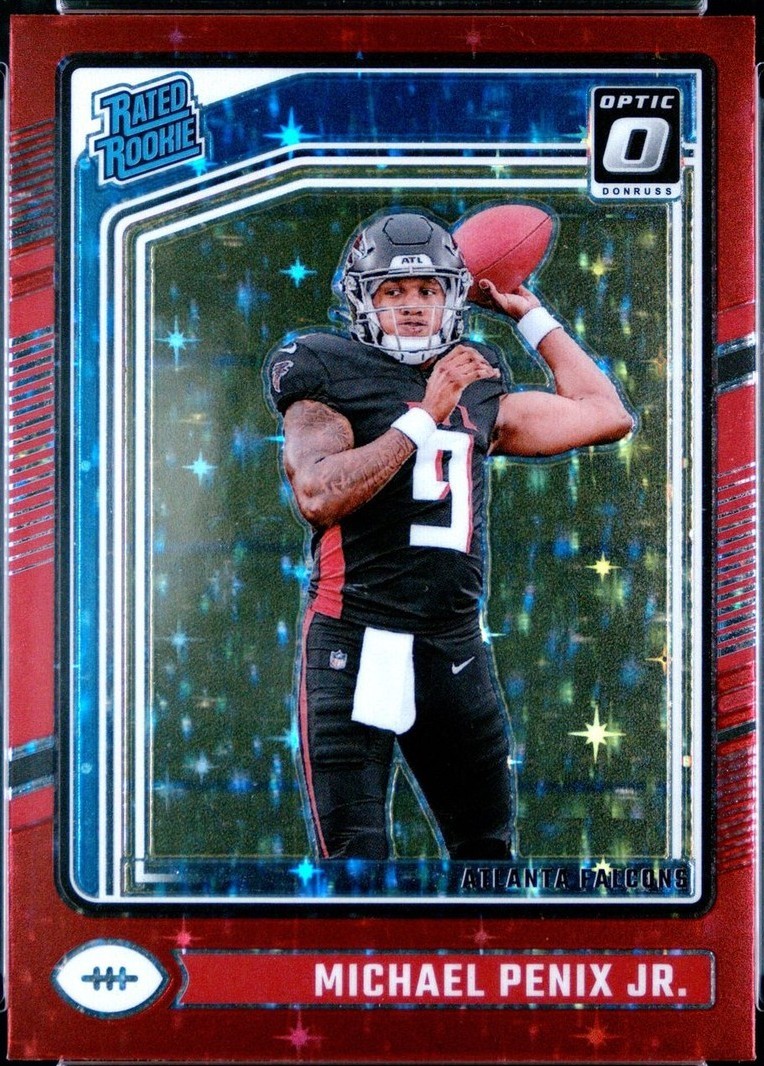 2024 Panini Donruss Optic - Rated Rookie Michael Penix Jr. #279 Red ...