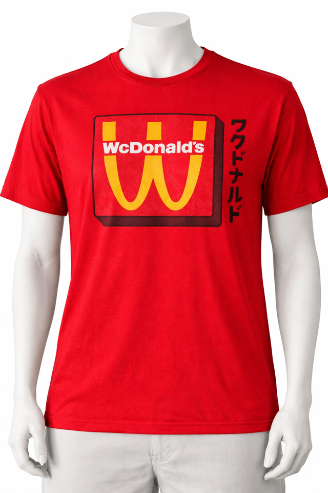 Authentic McDonald’s WcDonald’s Red Crew Member Small T Shirt | eBay