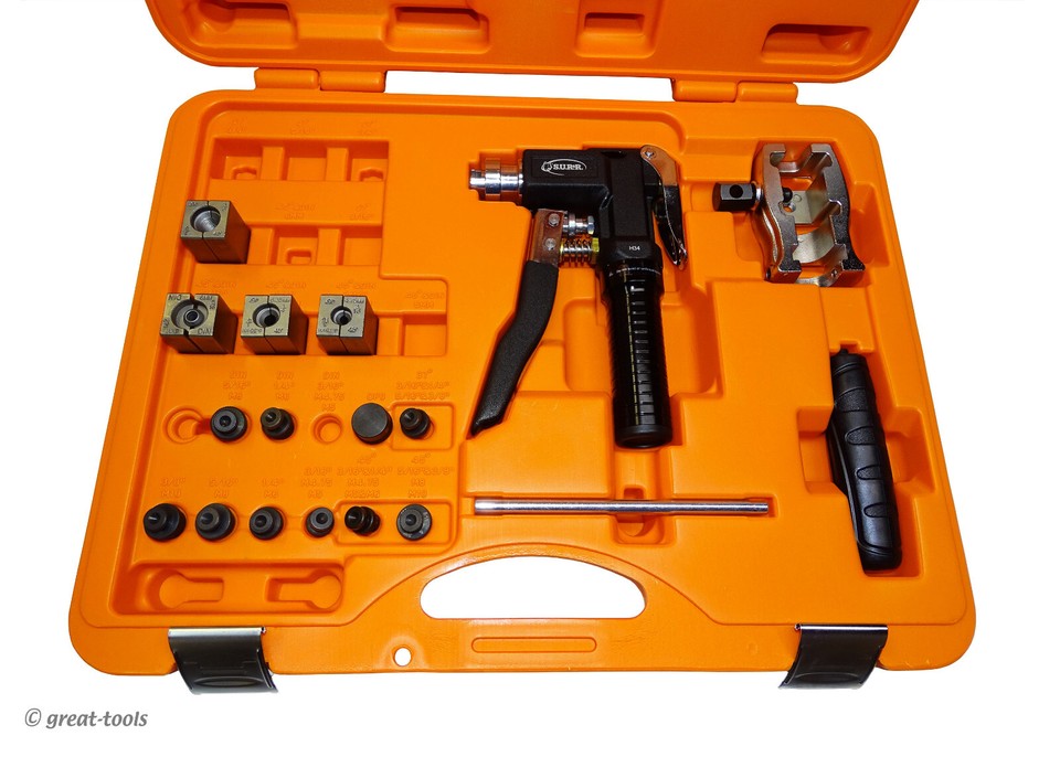 HYDRAULIC FLARING TOOL – automotive brake line flares – pistol grip – S ...