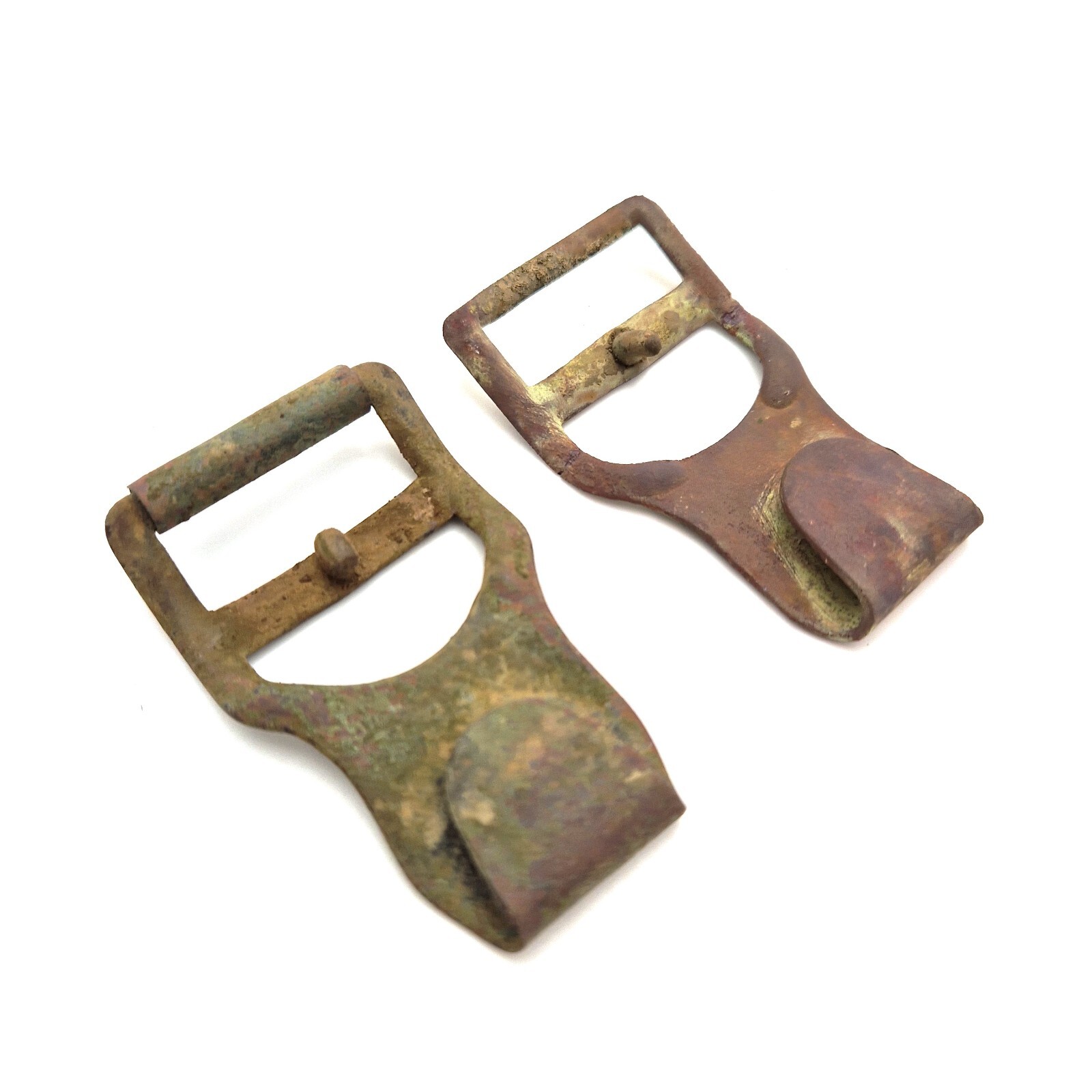 WW1 German Tornister Rucksack Hooks Buckles Set of 2 Original #2 | eBay