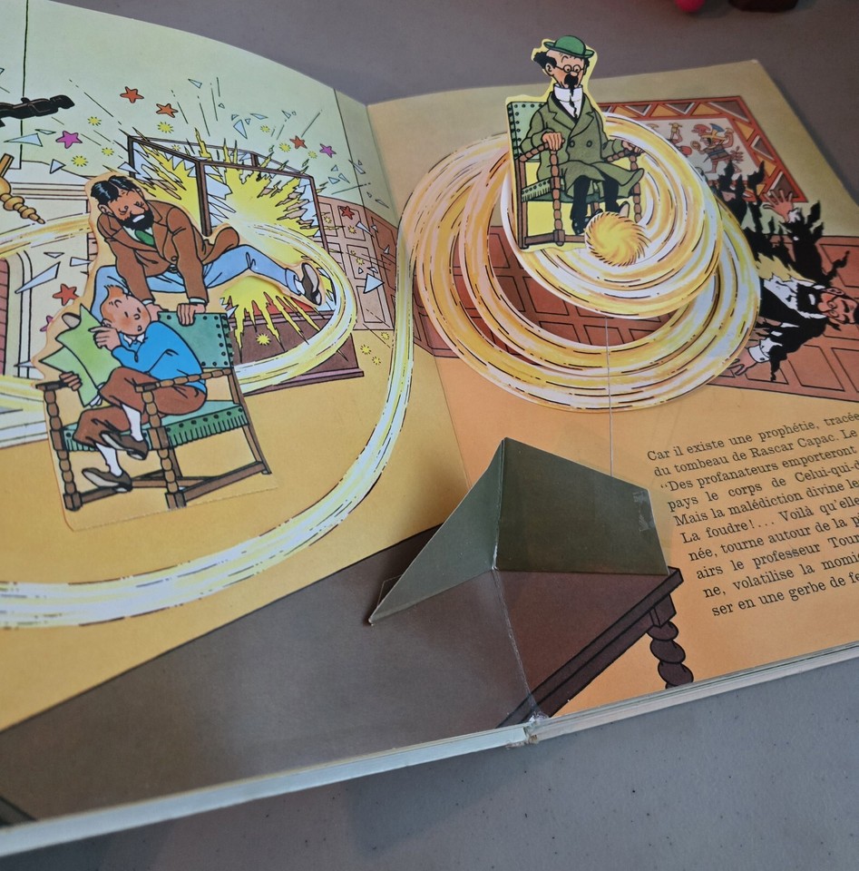 TINTIN POP UP BOOK: LE TEMPLE DU SOLEIL Hallmark 1969 1st Edition by ...