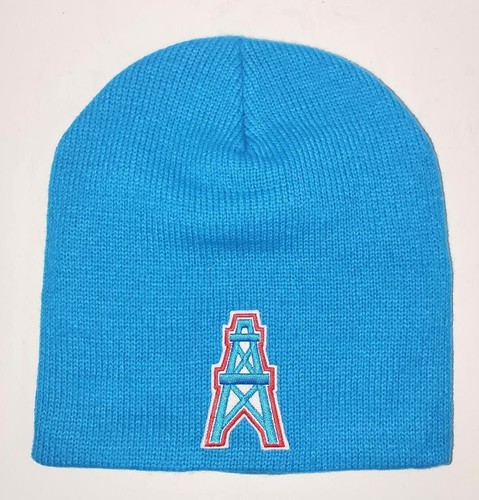 Houston Oilers Beanie 🏈Knit Hat 🏈VINTAGE NFL PATCH/LOGO 🏈6 Cool Colors ...