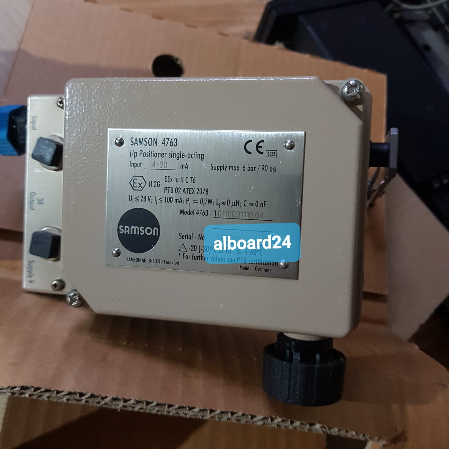 SAMSON 4763 10110031110.04 Electro pneumatic Positioner Valve - New | eBay