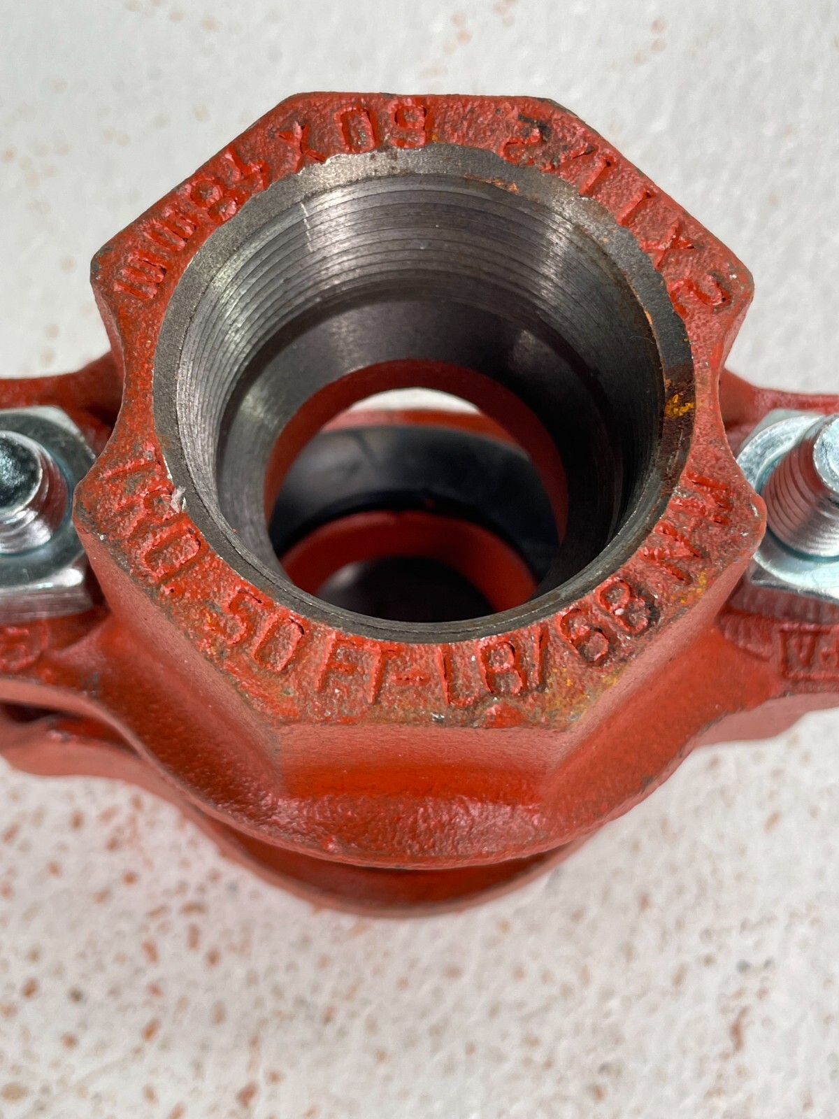 Victaulic 920N Mechanical Tee Dual-Outlet 2" Pipe Size x 1-1/2" F-NPT ...