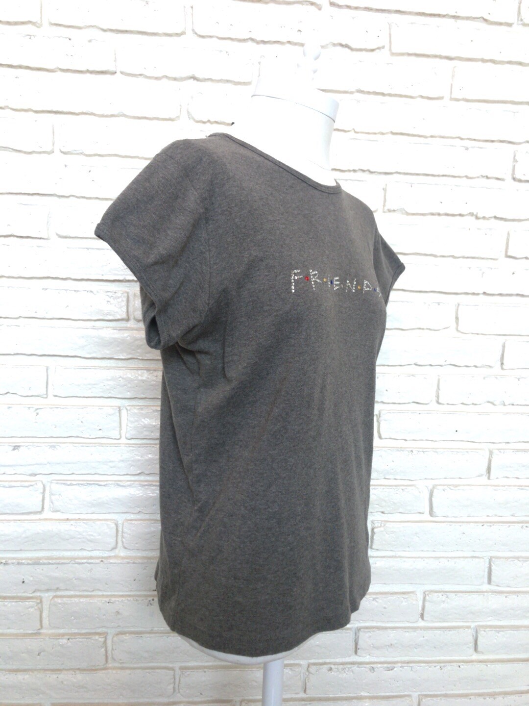 VINTAGE NBC FRIENDS TV SHOW LOGO With Rhinestone Wome… - Gem