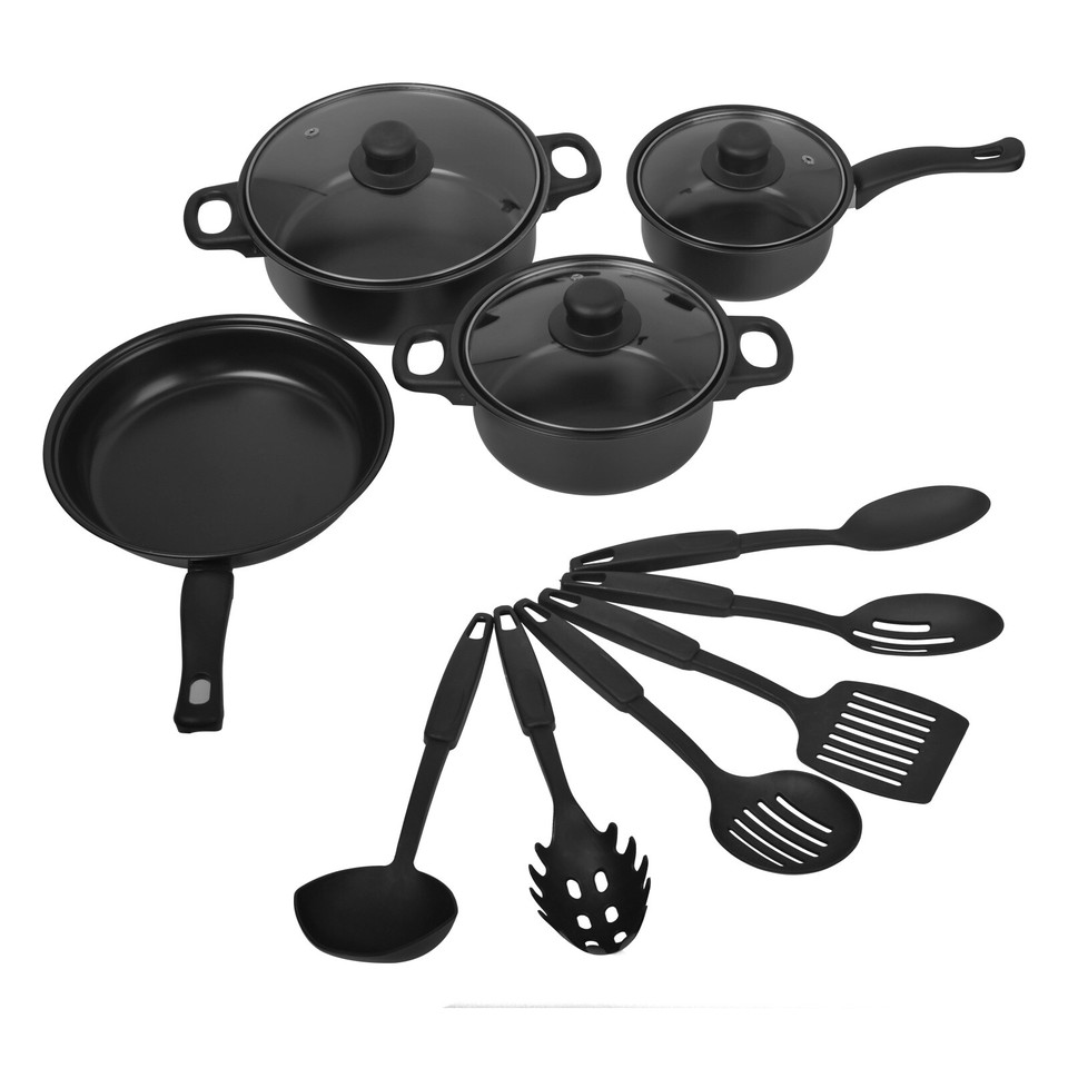 13pcs Cookware Set Pan Pot Non Stick Saucepans Frying Pan Cookware Set ...