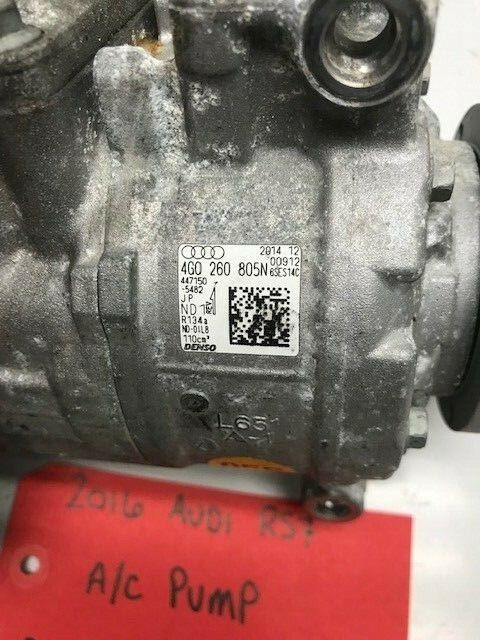AC Compressor 4.0l 4G0260805N Fits 2016-2017 Audi S7 OEM for sale ...
