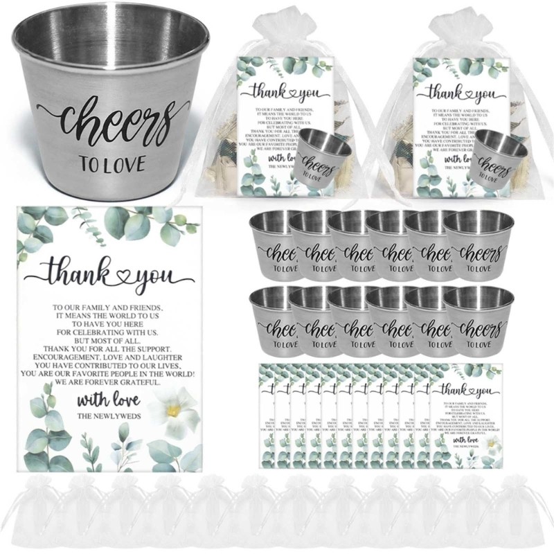 12Pcs Return Gifts for Guest Wedding Party Souvenirs Stainless Steel ...