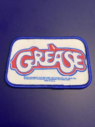 VTG GREASE Movie Silk Screen Sew On Patch | eBay