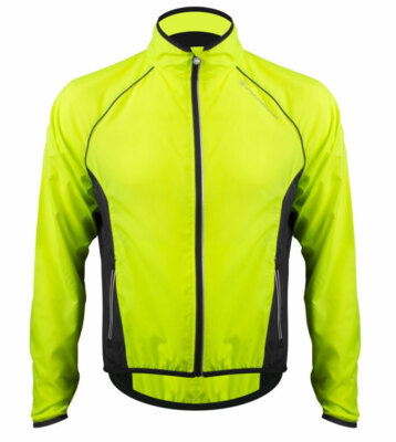 Aero Tech Men's Windproof Packable Safety Jacket - High Visibility ...