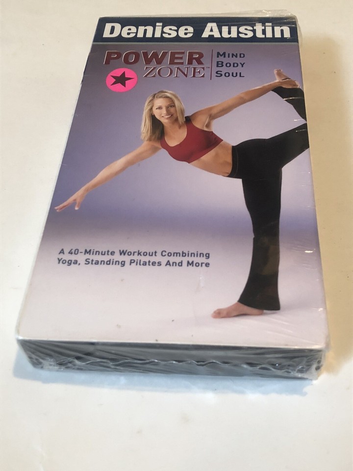 Denise Austin Power Zone VHS Tape Mind Body Soul Exercise Sealed S2B | eBay