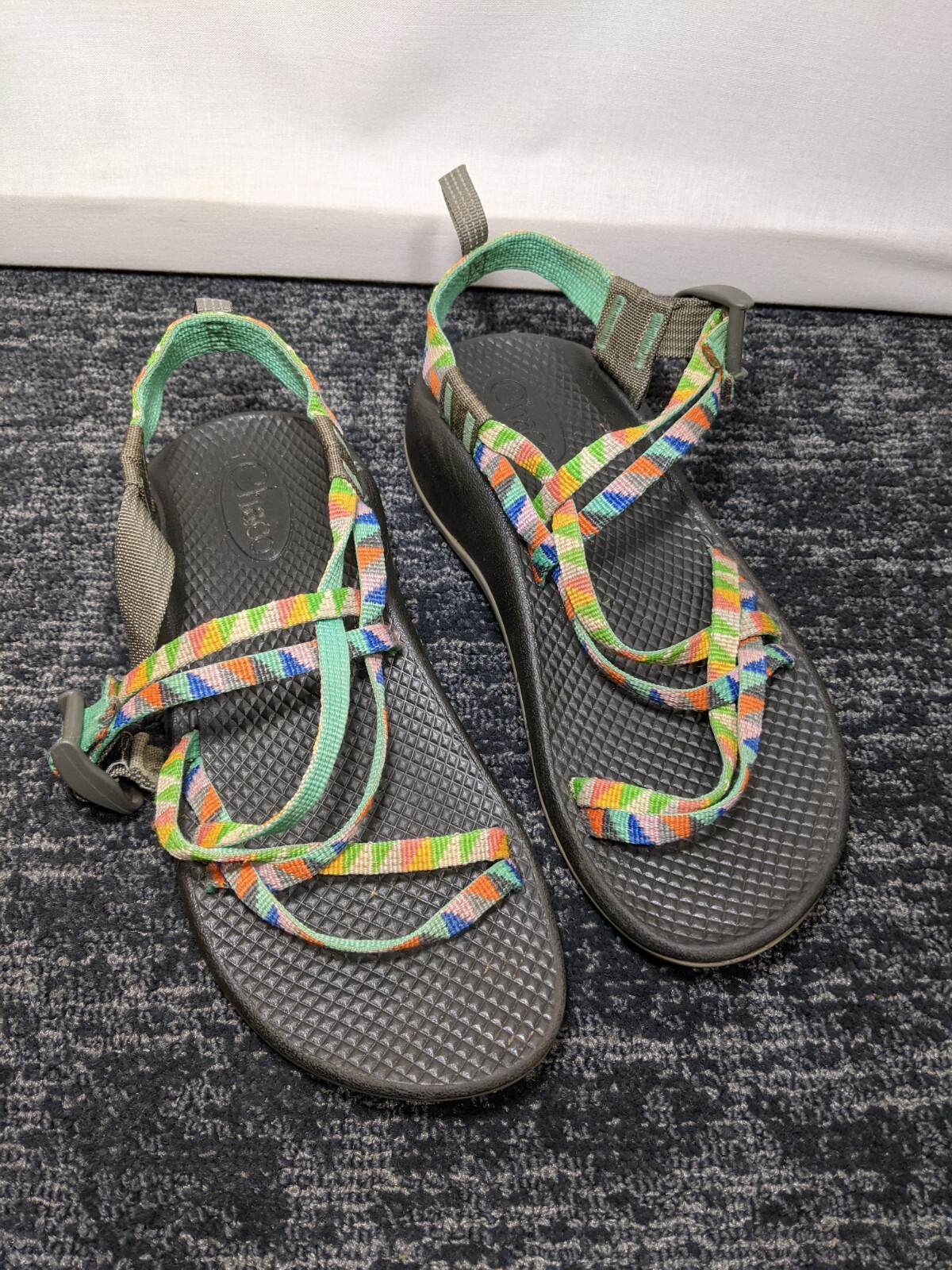Chaco ZX/1 EcoTread Kids Sandals Mint Leaf Size 4 Summer Outdoors ...