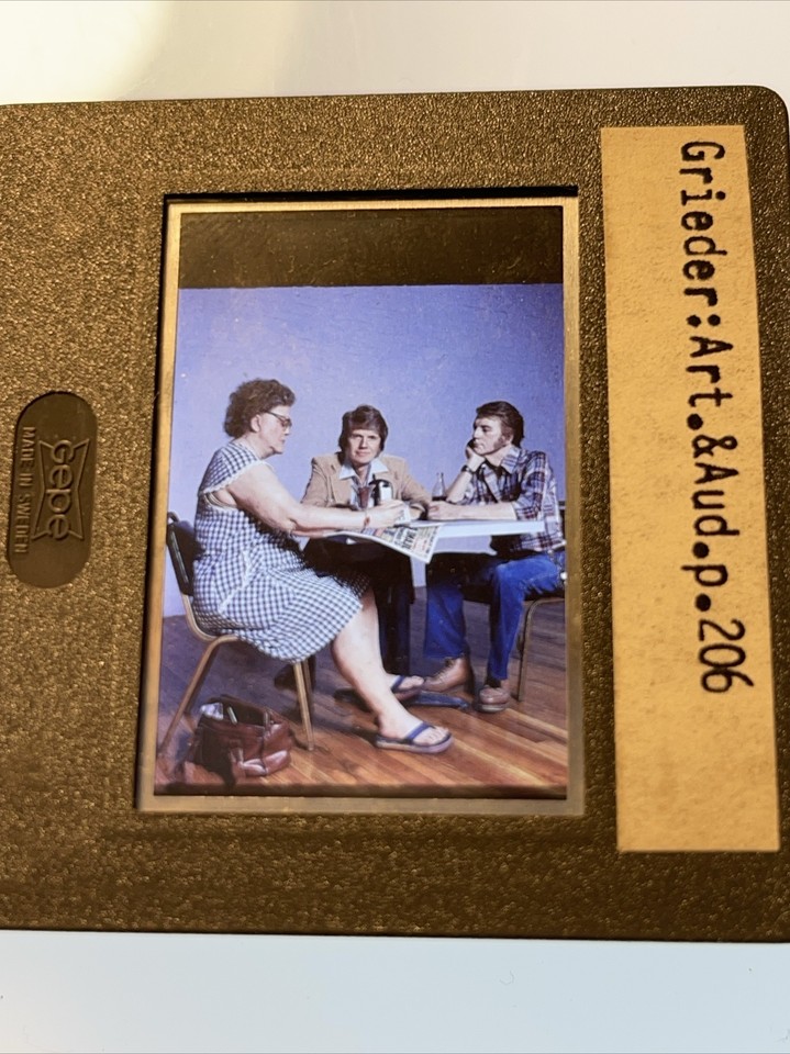 Duane Hanson “Self Portrait W Model” Photorealism 35mm Art Slide | eBay