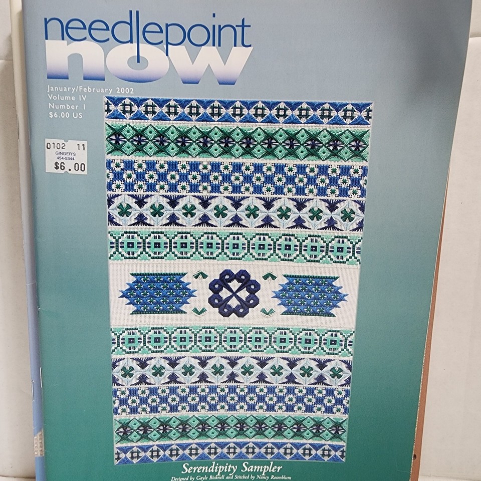 Needlepoint Now Lot of 6 Magazines 2001 2002 Needlepointers | eBay