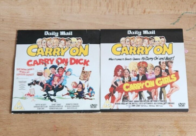 Carry On Films - 2 x Daily Mail Promo DVDs & Sleeves (D2) | eBay UK