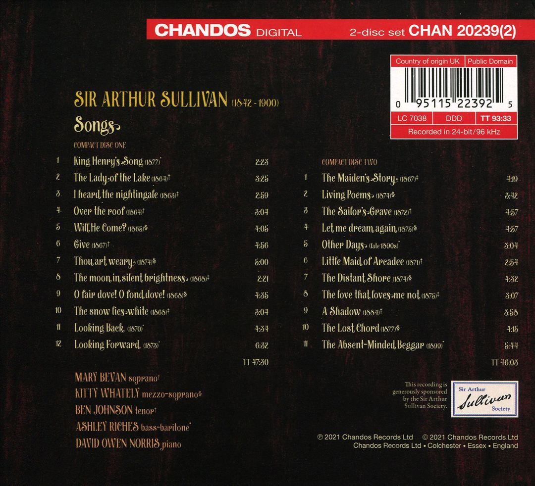 MARY BEVAN / KITTY WHATELY / BEN JOHNSON / ASHLEY RICHES HARMONIOUS ...