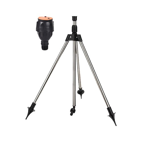 Garden Automatic Rotating Sprinkler Stainless Steel Tripod Irrigation ...
