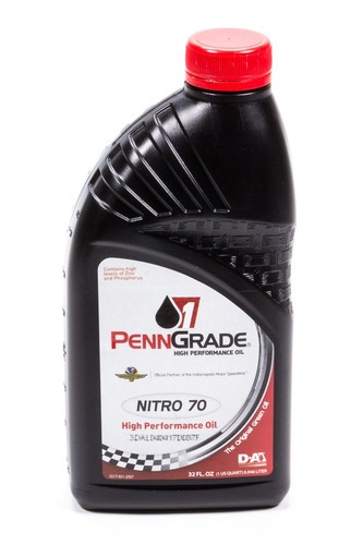 PennGrade Motor Oil - Nitro - High Zinc - 70W - Conventional - 1 qt ...