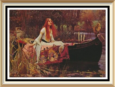 50y Old Vintage Lithograph Pre-Raphaelite Art John Waterhouse Print ...