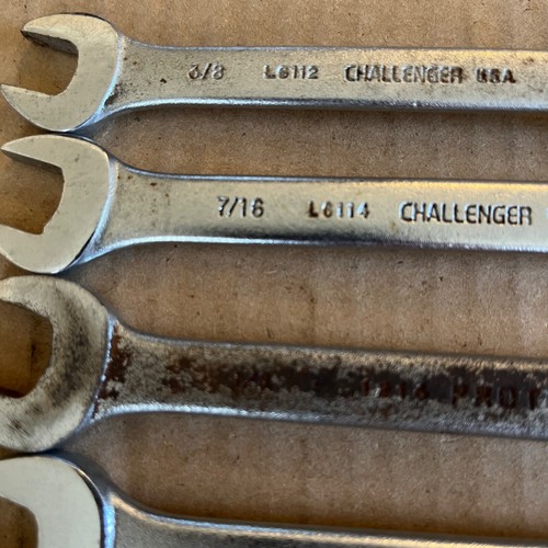 PROTO CHALLENGER COMBINATION WRENCH SET of 10, L6112-L6130 3/8”-15/16 ...