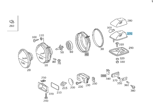 MERCEDES BENZ W463 G klasse Blinker A4638200021 online kaufen | eBay