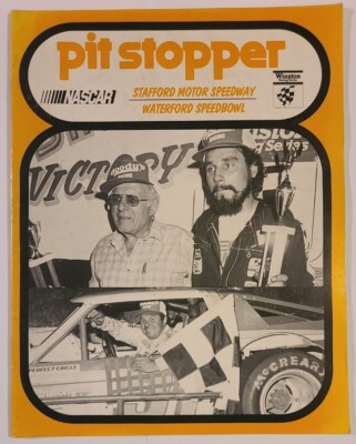 1987 PIT STOPPER NASCAR Magazine (Stafford Motor Speedway / Waterford ...