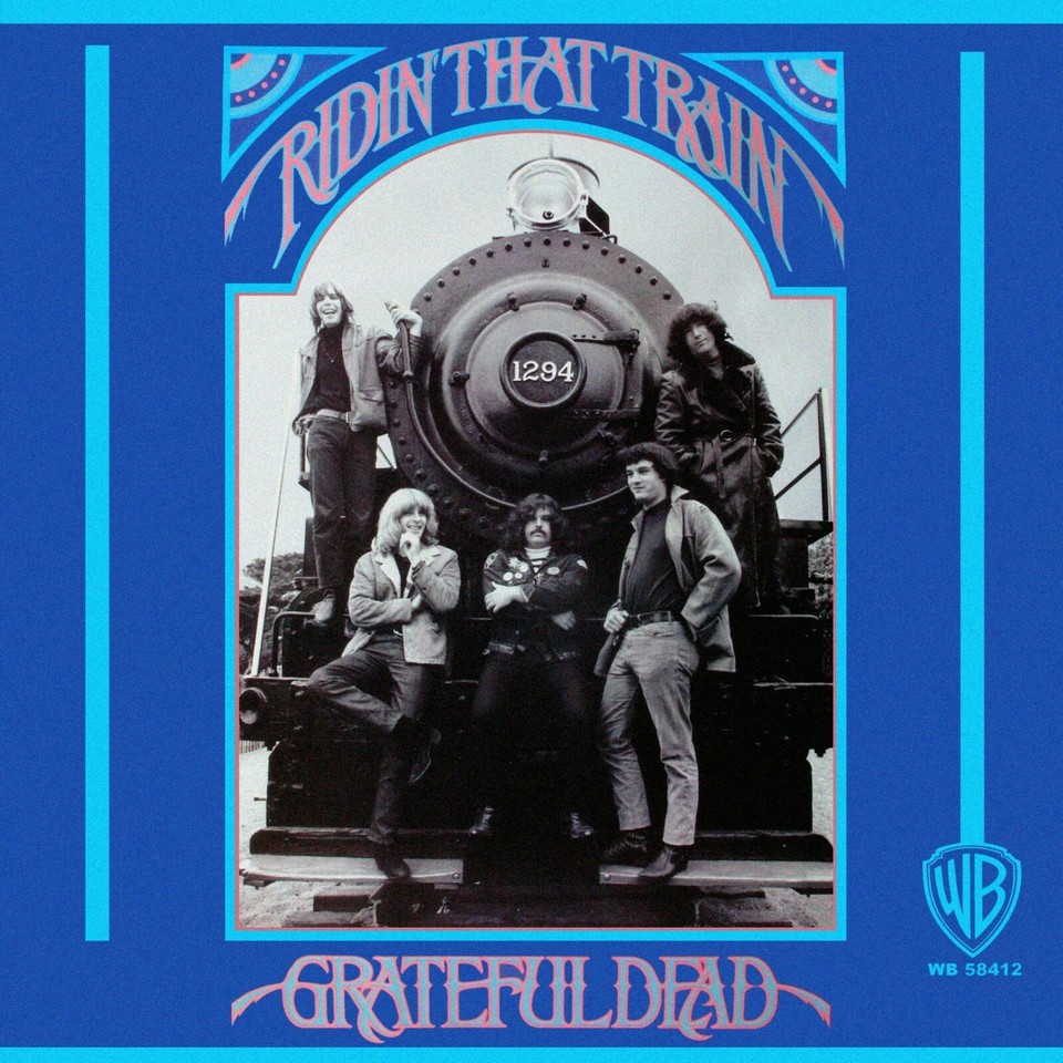 GRATEFUL DEAD Ridin' That Train BANNER 2x2 Ft Fabric Poster Tapestry ...