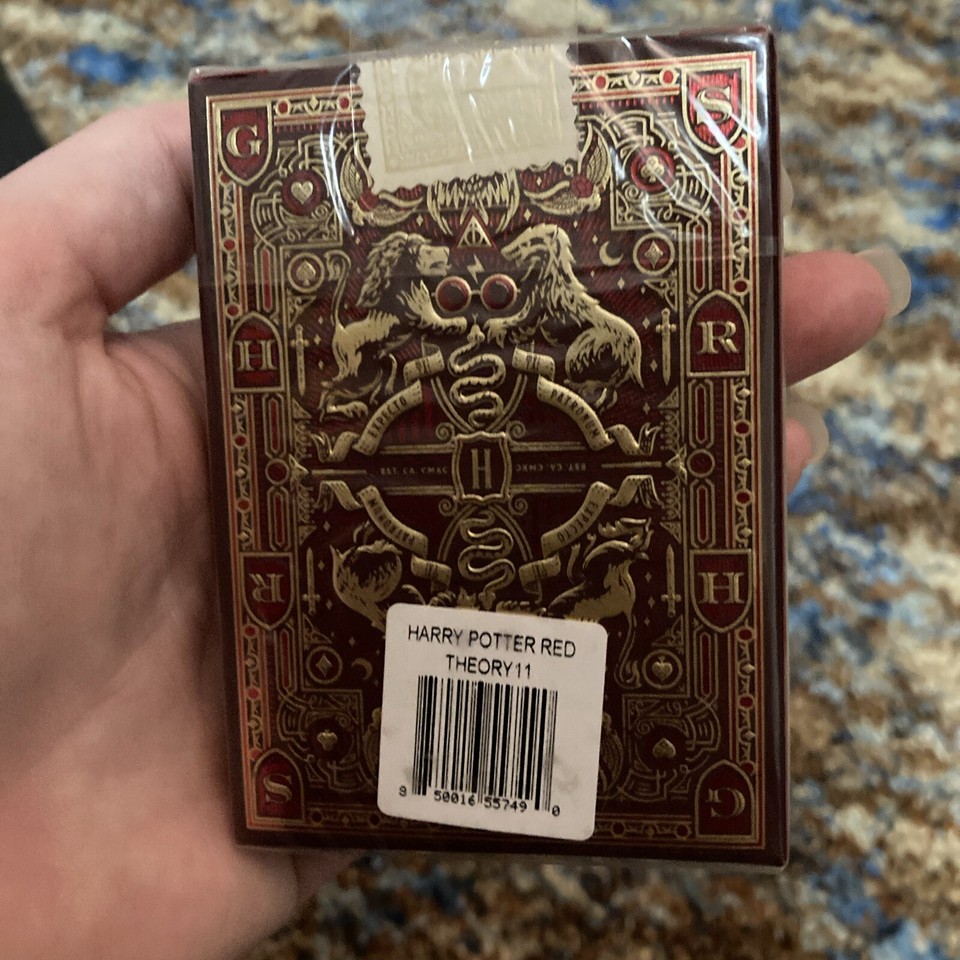Harry Potter Playing Cards - Red (Gryffindor) | eBay