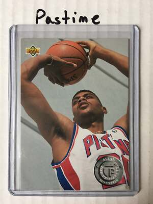 1993-1994 Allan Houston Top Prospects #493 Detroit Pistons New York ...